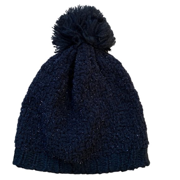 Joe Boxer | Accessories | Joe Boxer Black Chenille Knit Metallic Silver ...